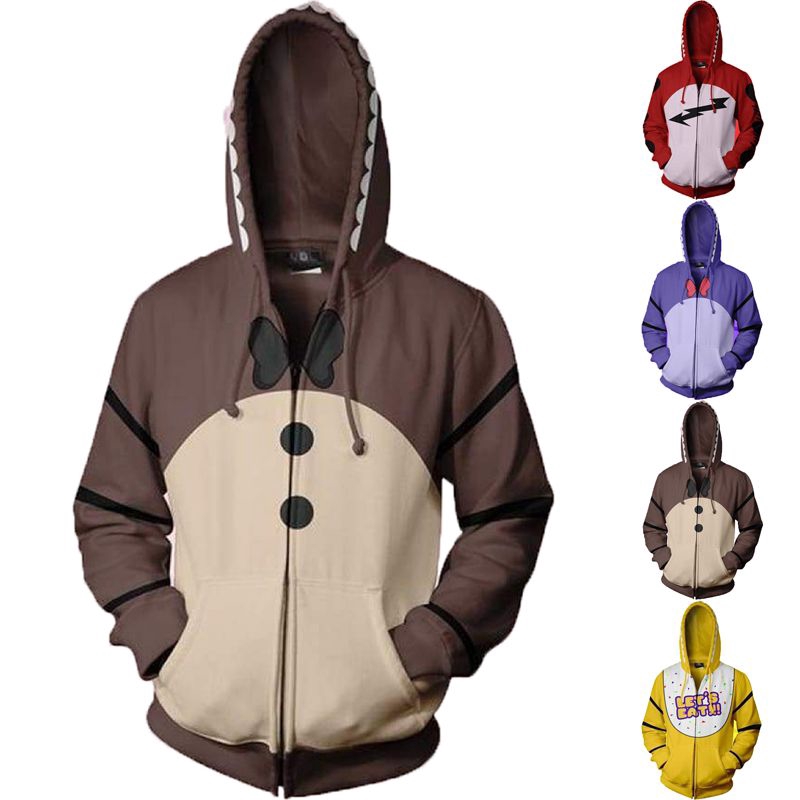 Five Nights At Freddy's FNAF Cosplay Costume Hoodie Sweatshirt Jacket ...