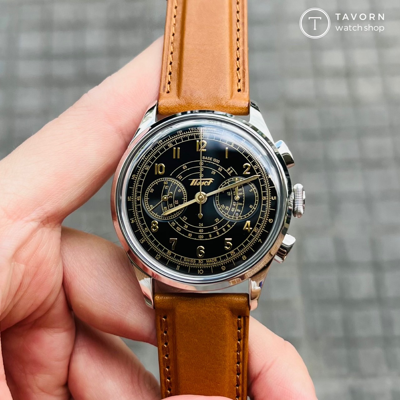 นาฬิกา TISSOT TELEMETER 1938 รุ่น T142.462.16.032.00 / T142.462.16.052 ...