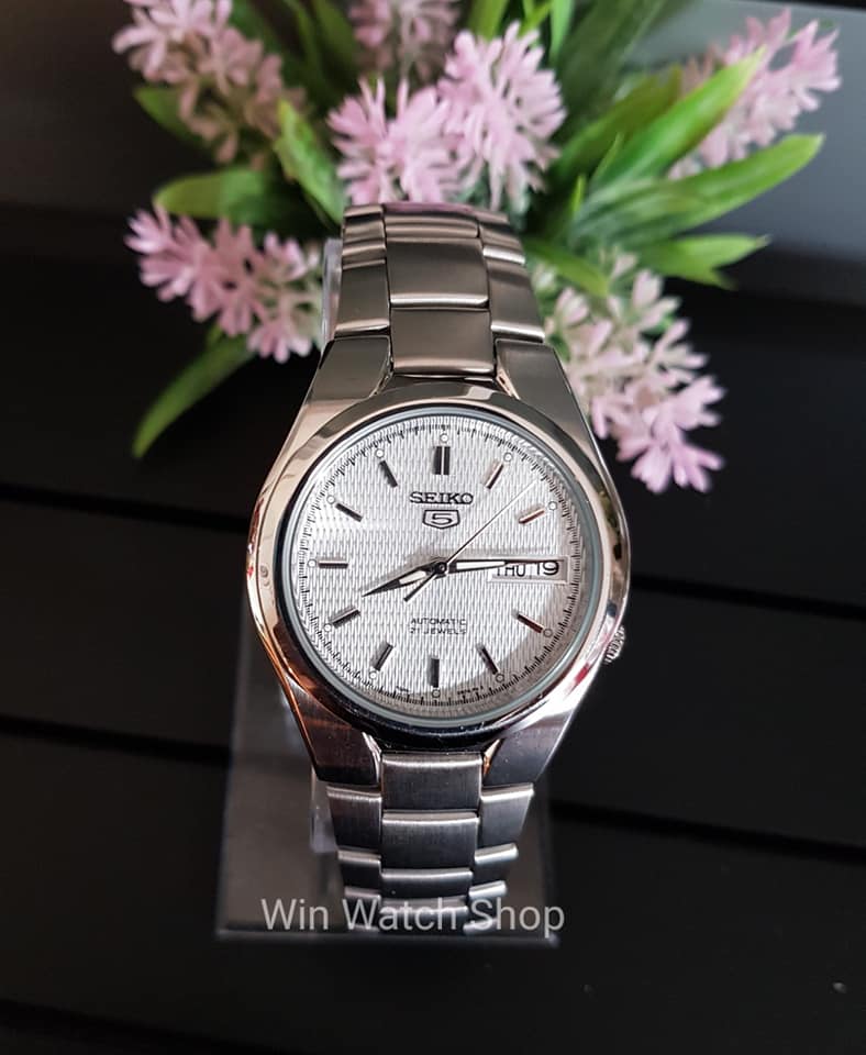 นาฬิกา SEIKO 5 Automatic Men's Watch รุ่น SNK601K1 สายสแตนเลส หน้าปัด ...