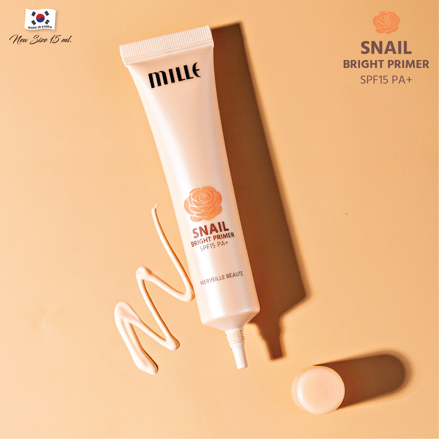 ไพรเมอร์ Mille Snail Bright Primer SPF15/PA++แพ็คเกจใหม่ล่าสุด | Lazada ...