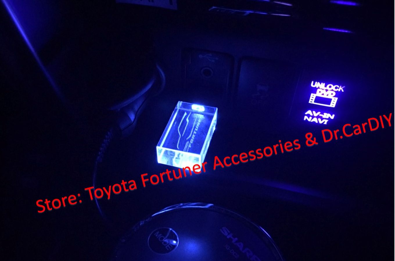 USB flash drive (Sandisk) 16GB Logo New Fortuner LEGENDER REVO ไฟสีน้ำ ...