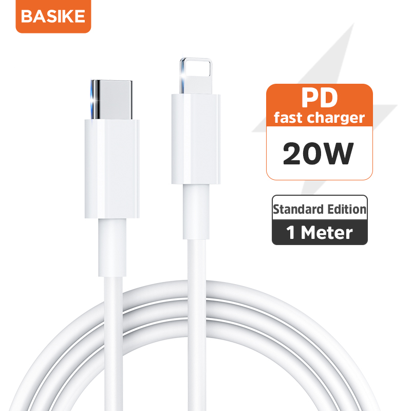 Basike สายชาร์จเร็ว สายชาร์จไอโฟน PD 20W USB C Cable for iPhone 13 Pro ...