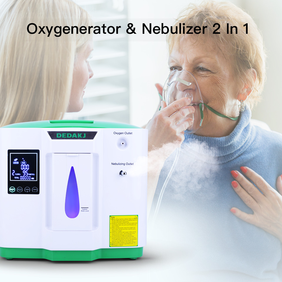 German brandDEDAKJ NEW 2L-9L Portable Oxygen Concentrator Low Operation ...