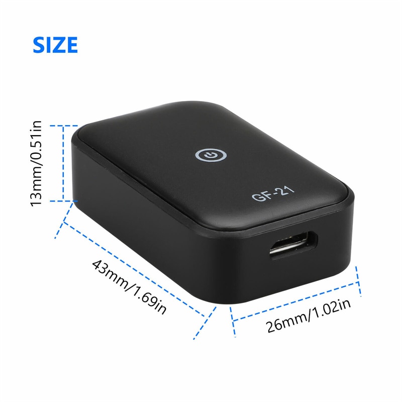 GF21 GF22 GPS Real Time Car Tracker Voice Control Anti-Lost Device Locator Anti-lost Device ...