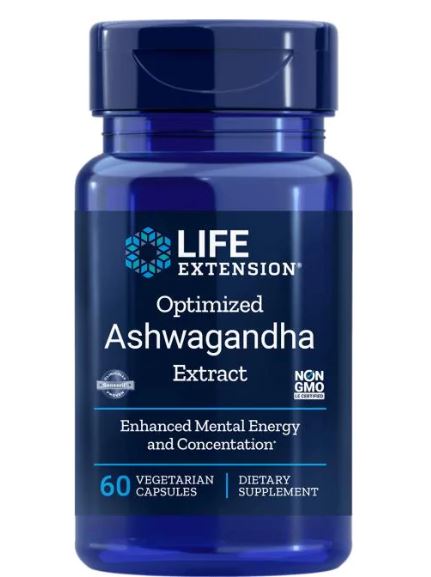 Life Extension, Optimized Ashwagandha, 60 Vegetarian Capsules | Lazada ...