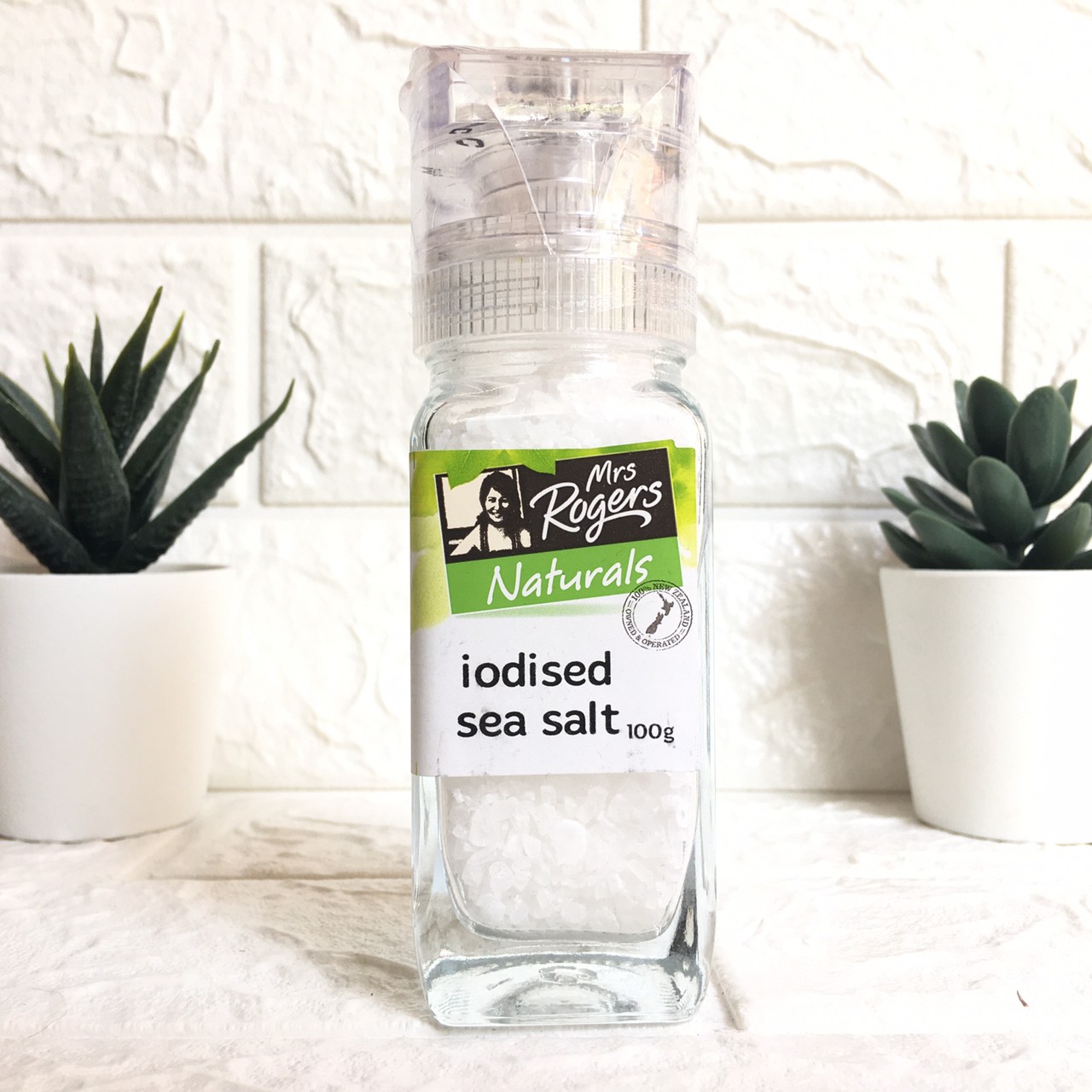 Iodised Sea Salt 100 g (Mrs Rogers Naturals Brand) **ควรบริโภคก่อน 04/ ...