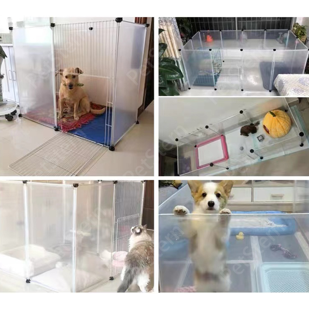 PetStern DIY รังสัตว์เลี้ยง รั้วสัตว์เลี้ยง กรงสุนัข คอกสุนัข ที่กั้น ...