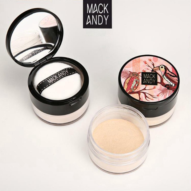 mack andy แป้งฝุ่นแพคเกจหรูดูแพง เนื้อแป้งละเอียด - nuaonktstore - ThaiPick
