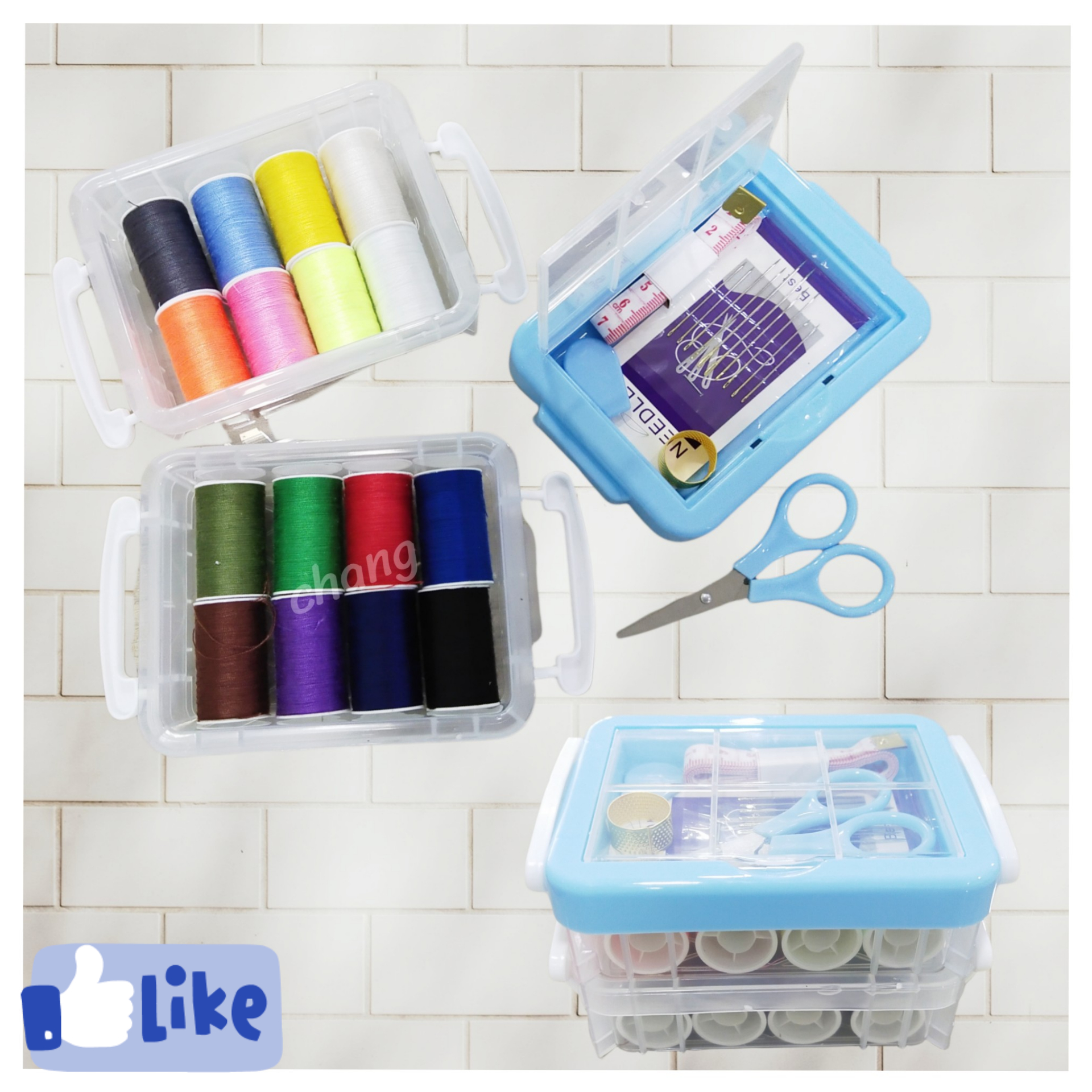 ชุดอุปกรณ์เย็บผ้า ด้าย เข็ม ครบเซ็ท ขนาดพกพา CH0670โปรดอ่านรายละเอียดก่อนสั่งซื้อค่ะ - chang999 ...