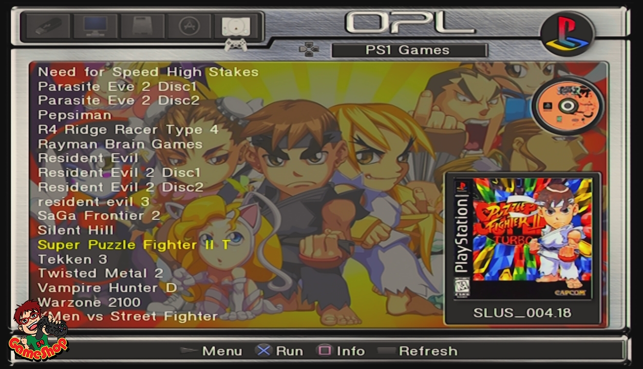 รวม 44 เกมฮิตของ PS1 แฟลชไดร์ฟแท้เกมสำหรับใช้คู่กับเมมบูท OPL PS2 เล่นบนเครื่องเพลย์ทูเท่านั้น ...