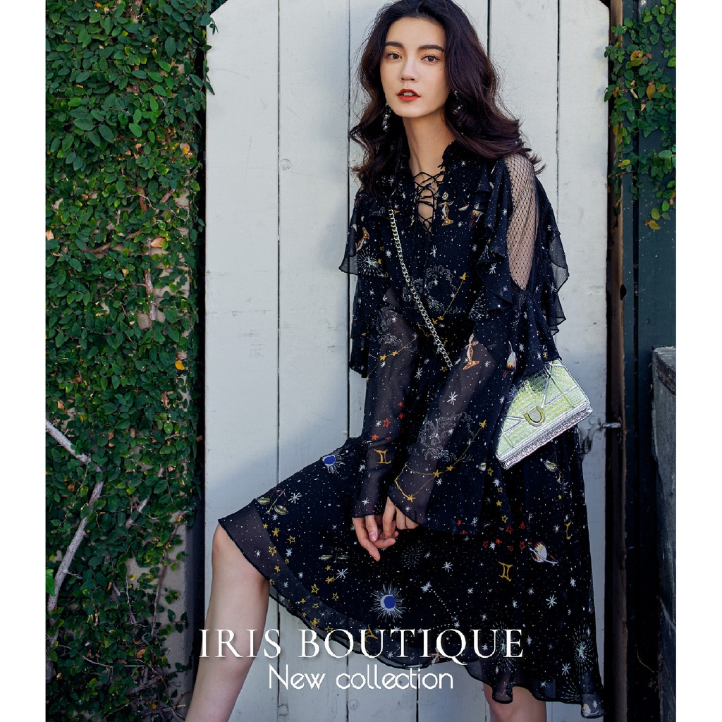 สินค้าลิขสิทธิ์แท้ Iris Boutique ID020 A shooting star dress ชุดเดรสยาว เดรสสั้น ชุดเดรส ชุดเดรส ...