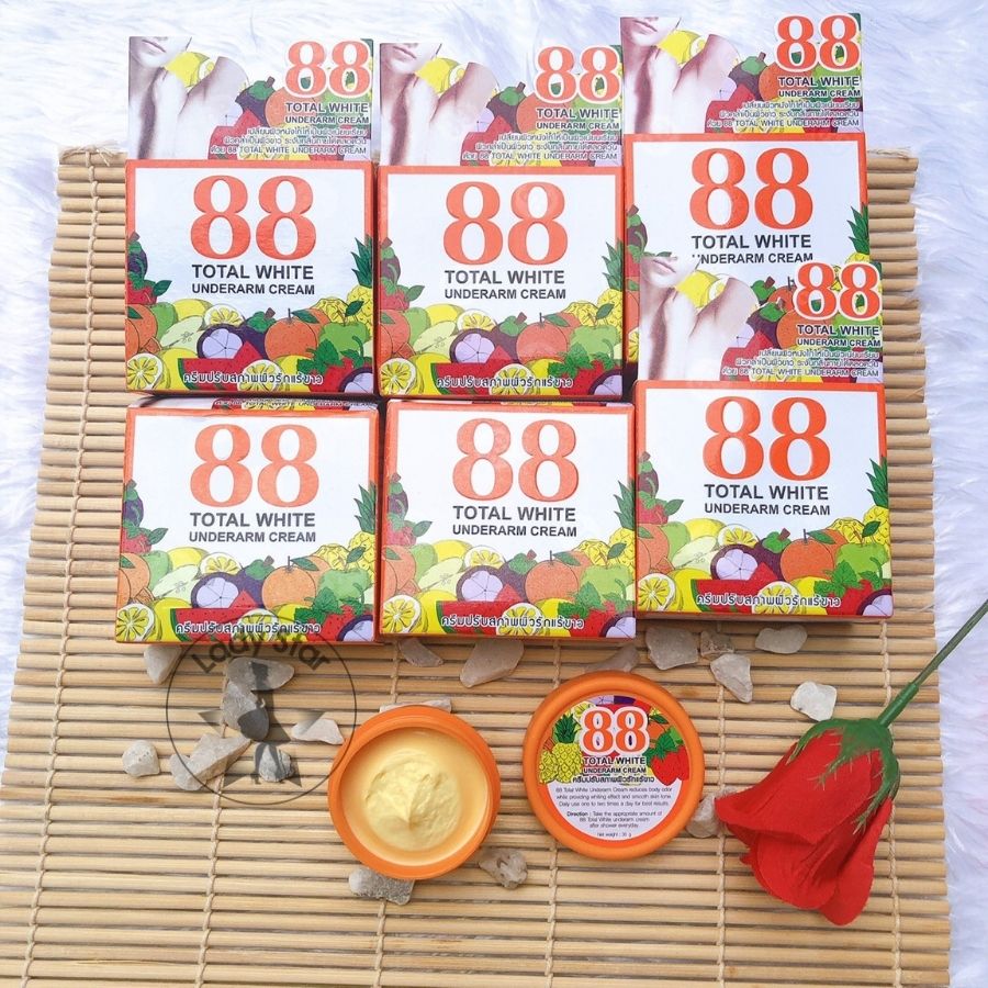 6กล่อง 88 Total white underarm cream ครีม88 - Lady Star - ThaiPick