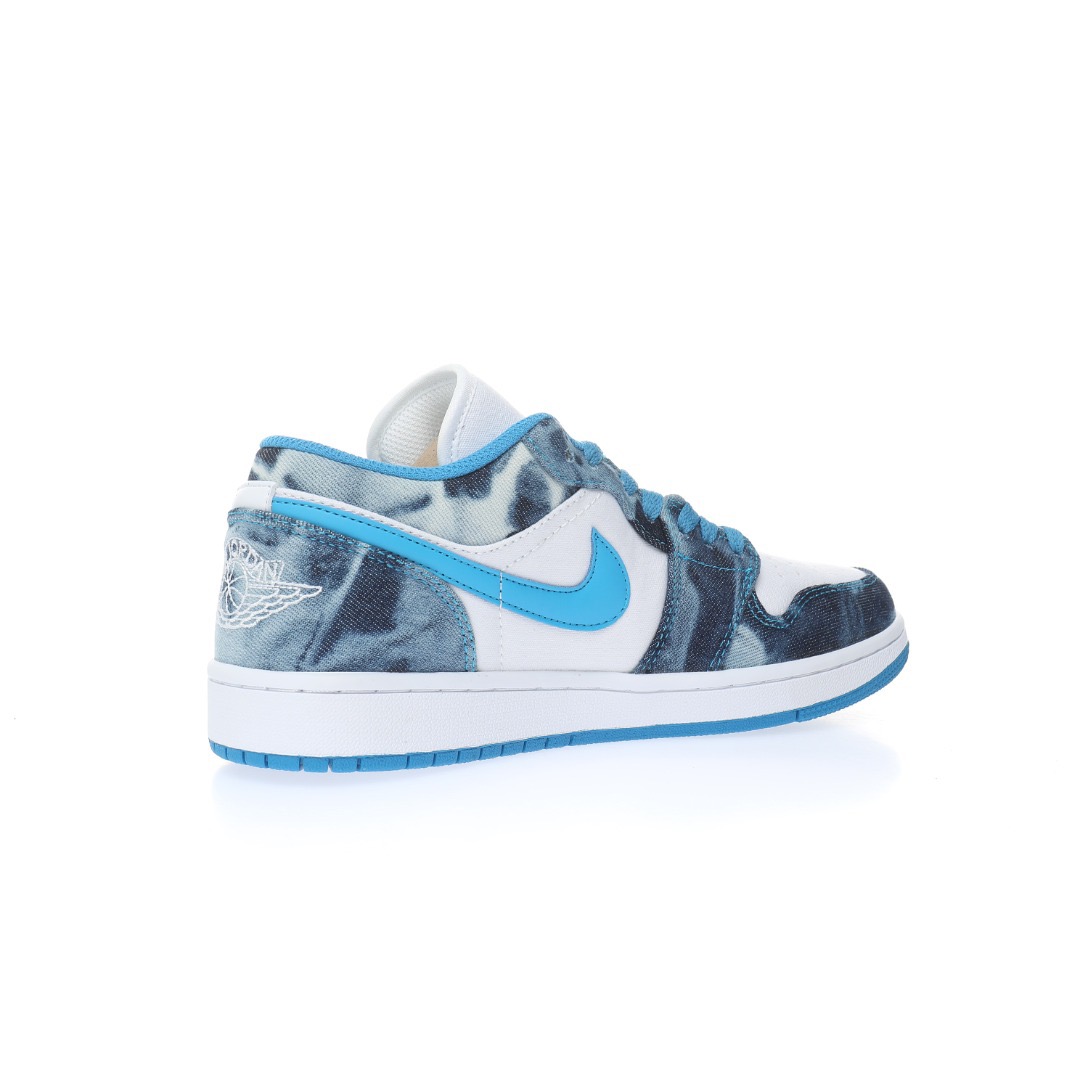 NEW Nike Air Jordan 1 Low SE Washed Denim AJ1 Jordan Generation Low Top ...