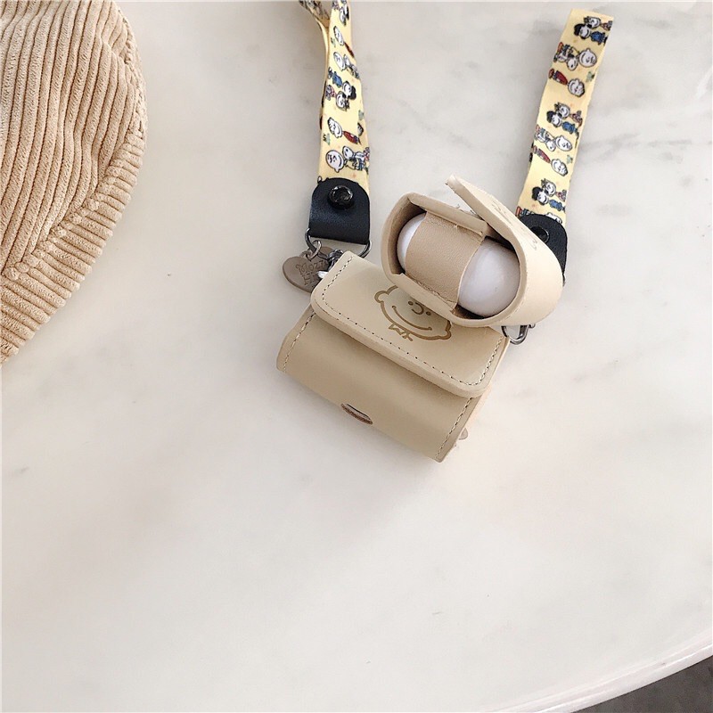 With wholesale in Thai AirPod Gen12Pro case leather bag holder Air ...