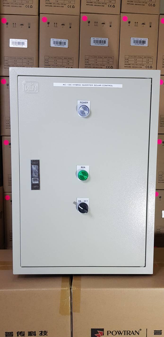 SOLAR PUMP INVERTER POWTRAN (HYBRID) PI500A-S 5R5G3 5.5KW 7.5HP 380VAC,(250-800VDC)300-400W (8 ...