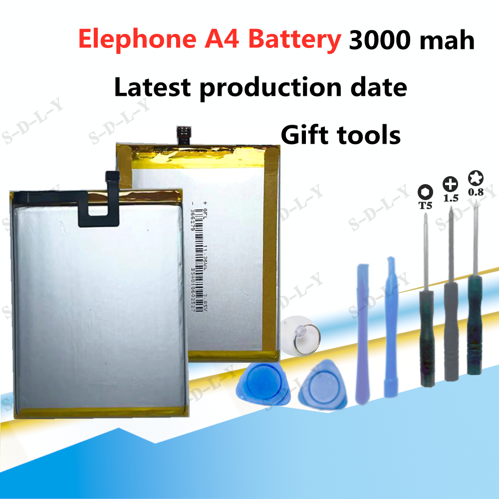 Elephone A4 Battery 3000mAh 100 Original New Replacement accessory ...