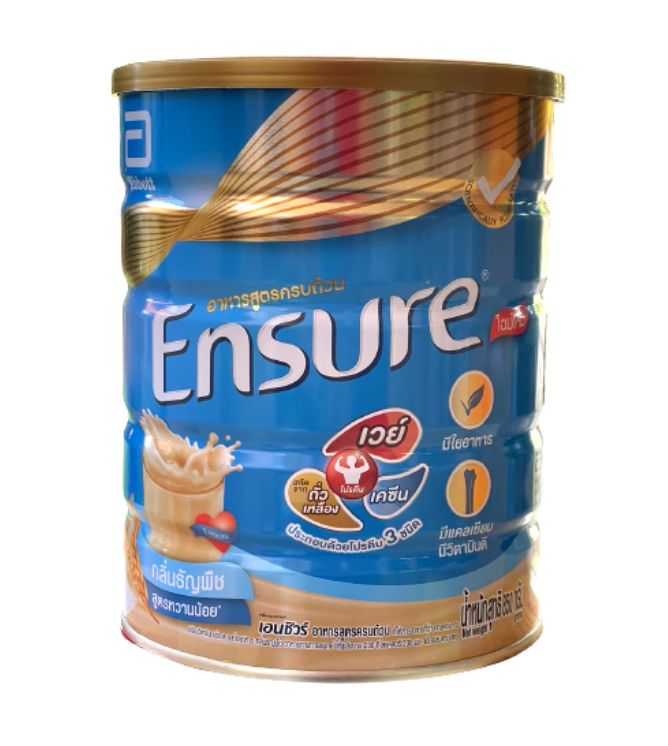 [สูตรเดิมโฉมใหม่] Ensure Wheat เอนชัวร์อาหารสูตรครบถ้วน กลิ่นธัญพืช ...