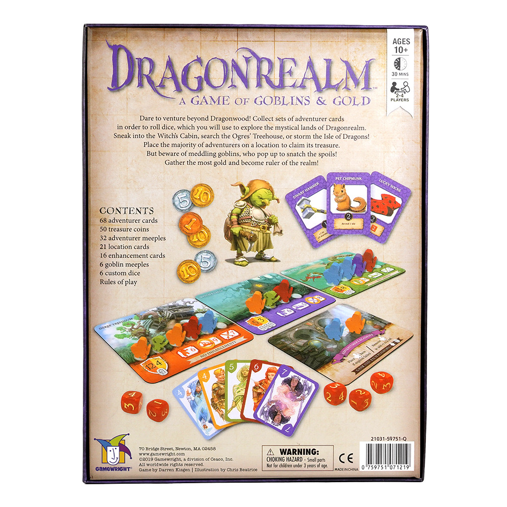Dragonrealm Board game (English version) อย่างดี - บอร์ดเกม Dragonwood ...
