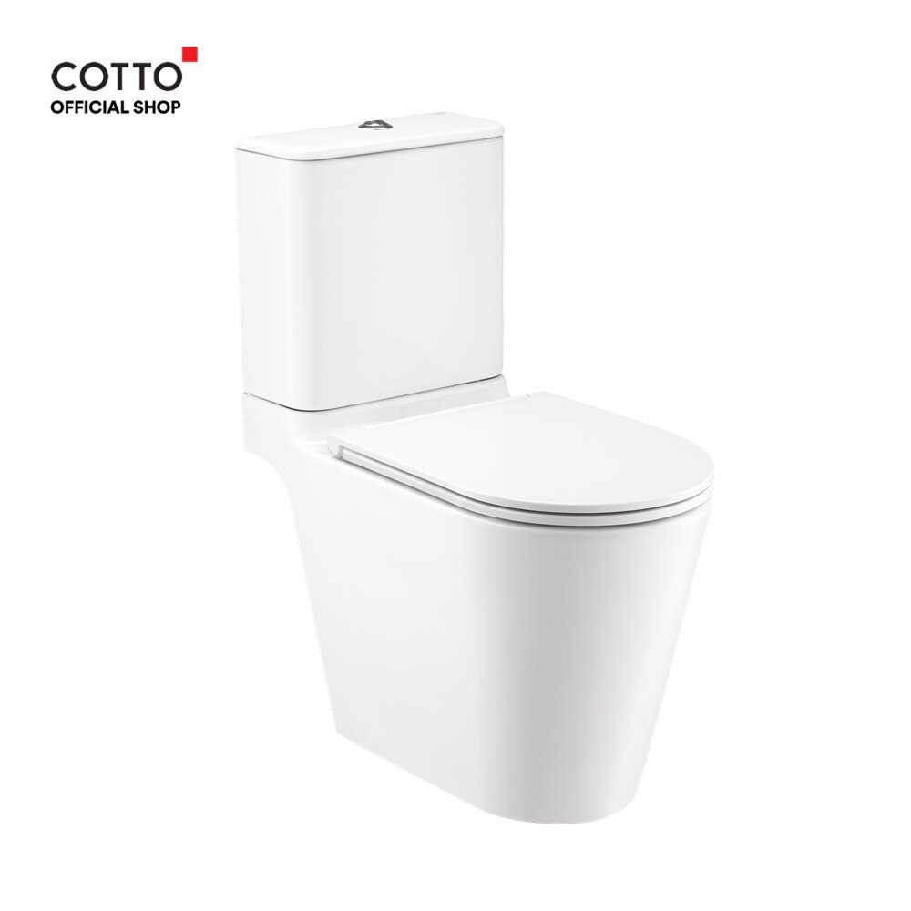COTTO รุ่น C125317 Simply Connect สุขภัณฑ์สองชิ้น | Lazada.co.th
