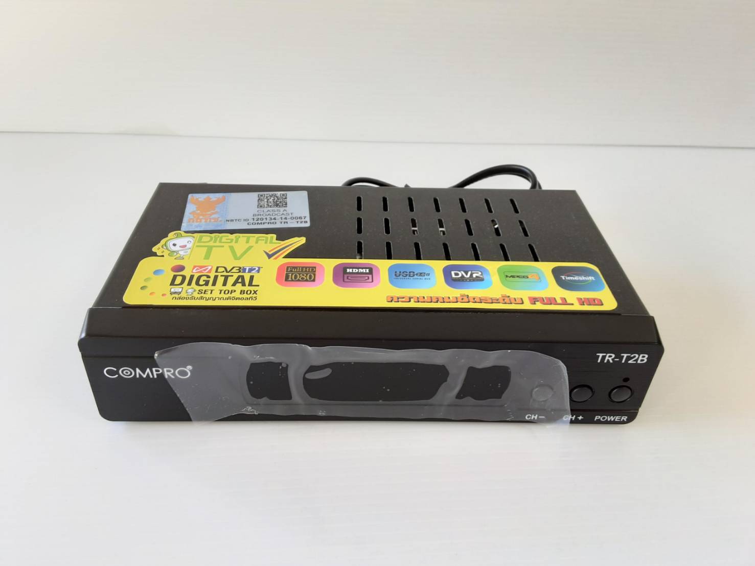 กล่องดิจิตอลCOMPRO TR-T2B ของแท้ กล่องดิจิตอล Digital TV Box(SET TOP BOX)FULL HD - Src Super ...