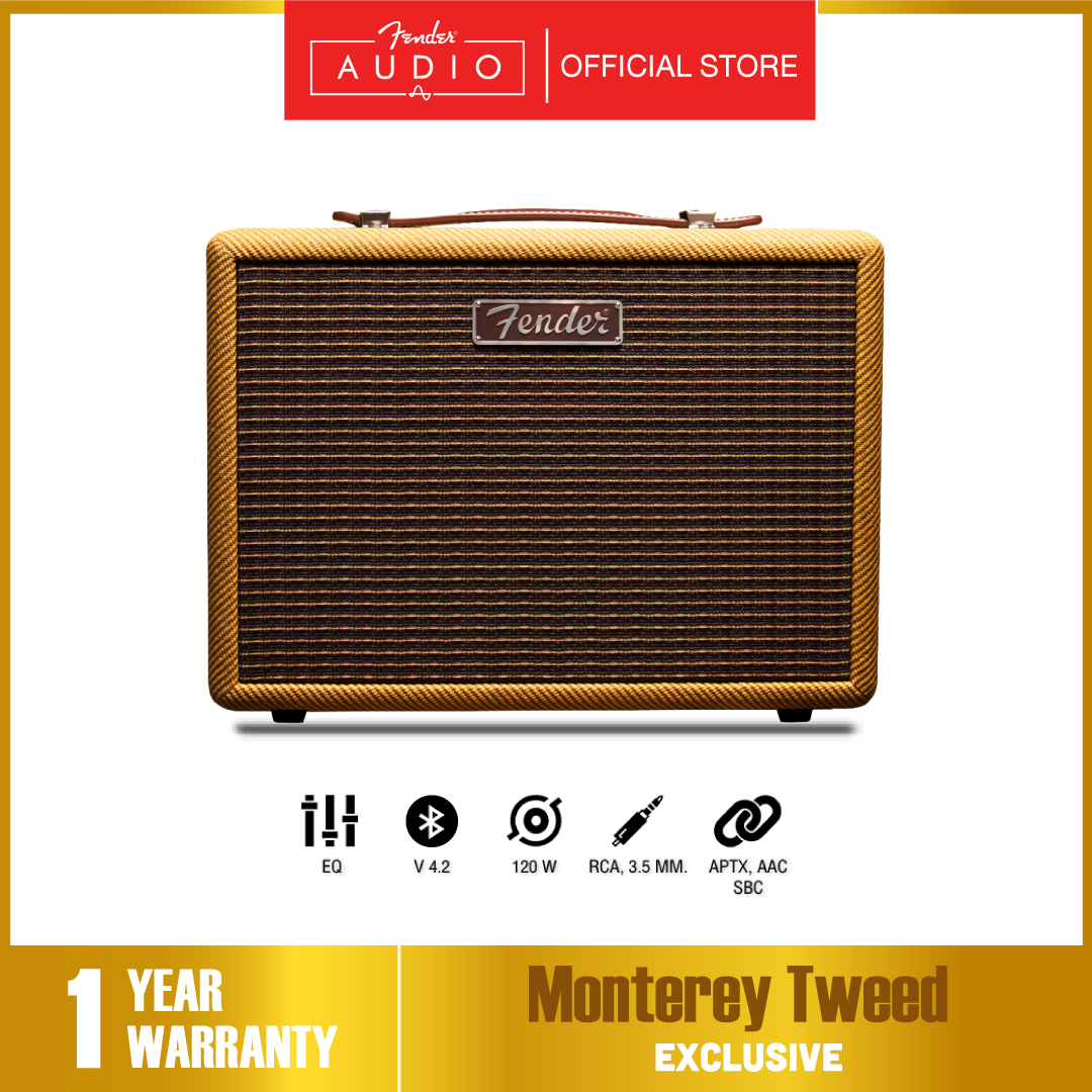 โค้ดลดเพิ่ม 200.- FENDER ลำโพง Bluetooth Speaker - Monterey Tweed - สี ...