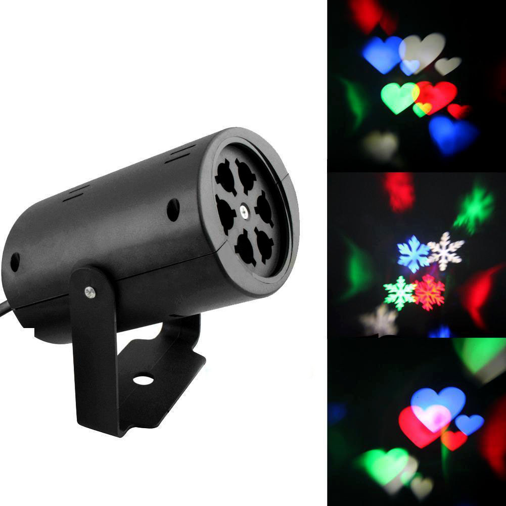 Christmas Decor Outdoor LED Laser Projector Light Showers Snowflake ...
