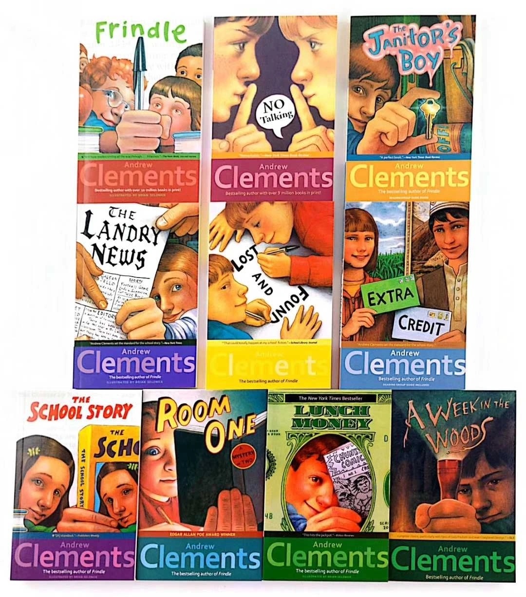 Box damagedAndrew Clements School Stories 10 booksEnglish chapter book ...