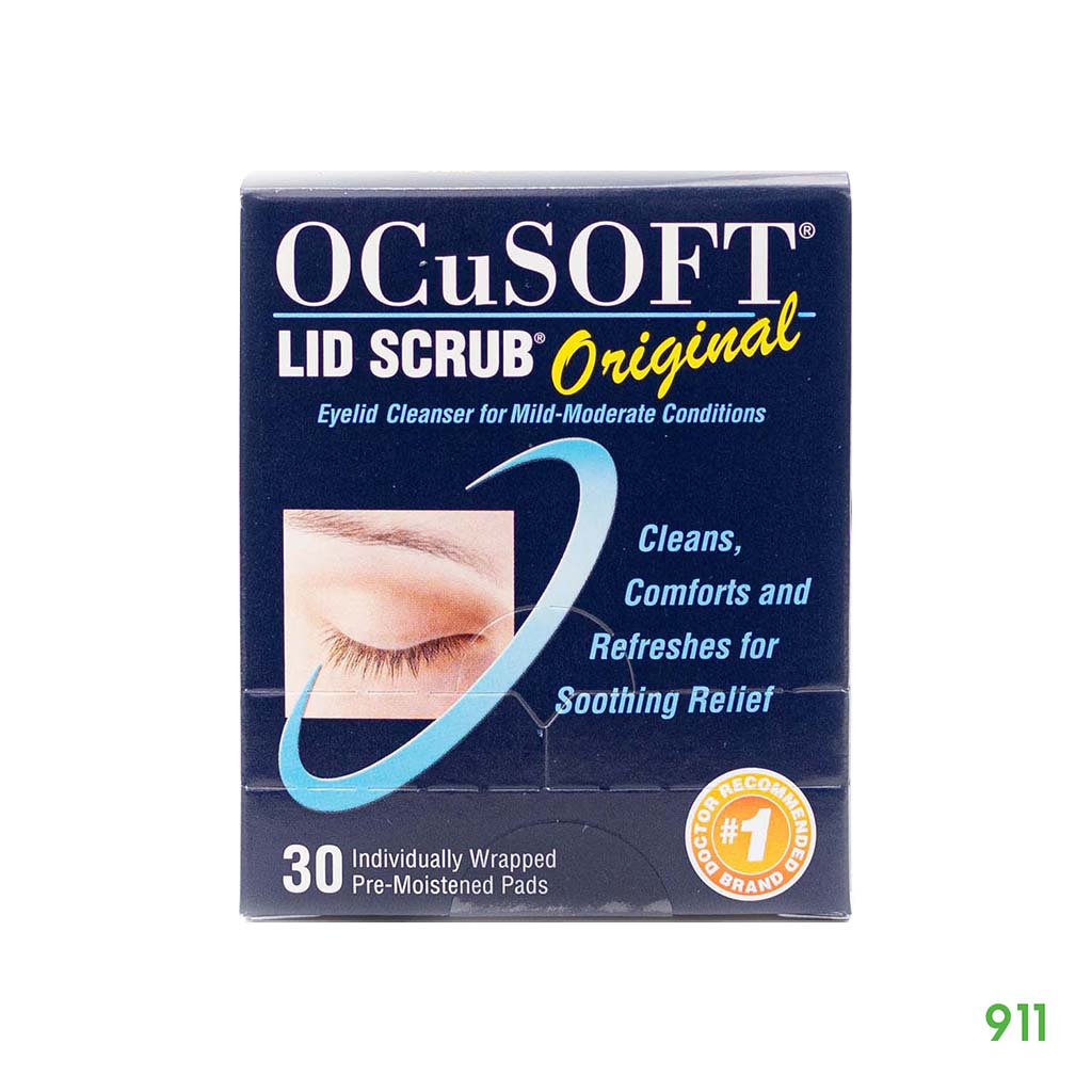 OcuSOFT LID SCRUB สำหรับ ทำความสะอาดผิวเปลือก ตา ในผู้ทีมีภาวะ เปลือกตา ...