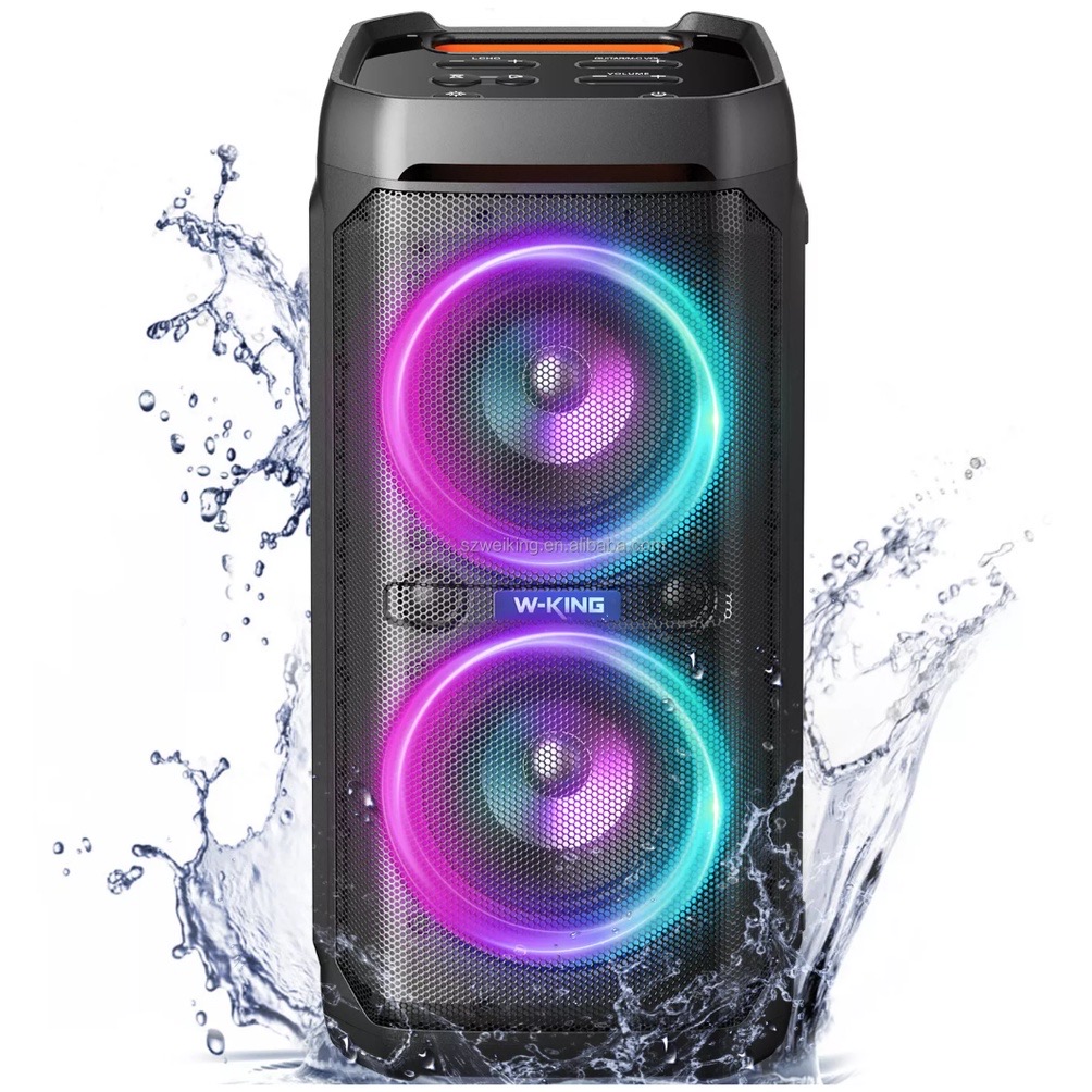 [ส่งจากไทย]W-king T11 กำลังขับ 100W มีpowerbankในตัว ใหม่ล่าสุด ลำโพงบลูทูธ มีไฟ LED บลูทูธ5.3 ...