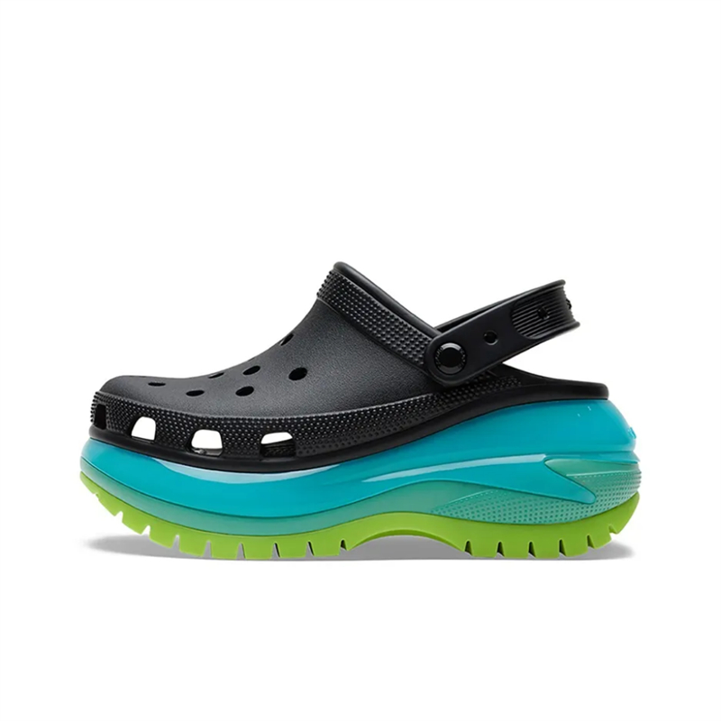 AUTHENTIC SANDALS Crocs Mega Crush Dark Green SPORTS SHOES 207988 - 0C4 ...