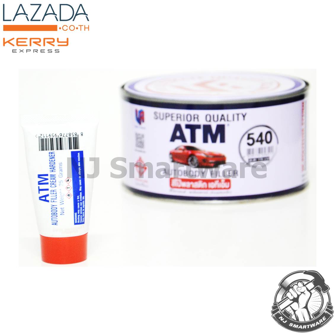 สีโป้วแดง เอทีเอ็ม (ชุดเล็ก) สีโป้วรถยนต์ โป้วพลาสติก สีโป้ ราคาถูก ...