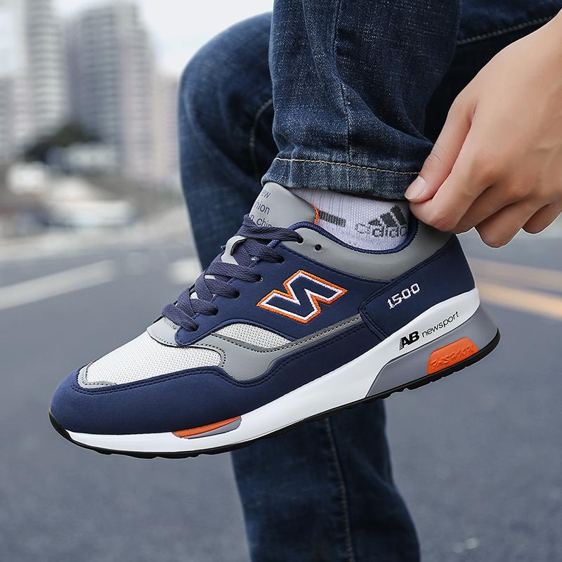 DanMn ฤดูใบไม้ผลิกีฬารองเท้าชายสไตล์เกาหลีรองเท้าวิ่งอังกฤษอเนกประสงค์ ...