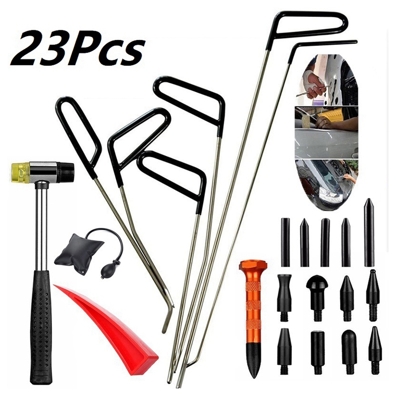 23Pcs Automotive Paintless Dent Repair Removal Tools Puller Kits Hail ...