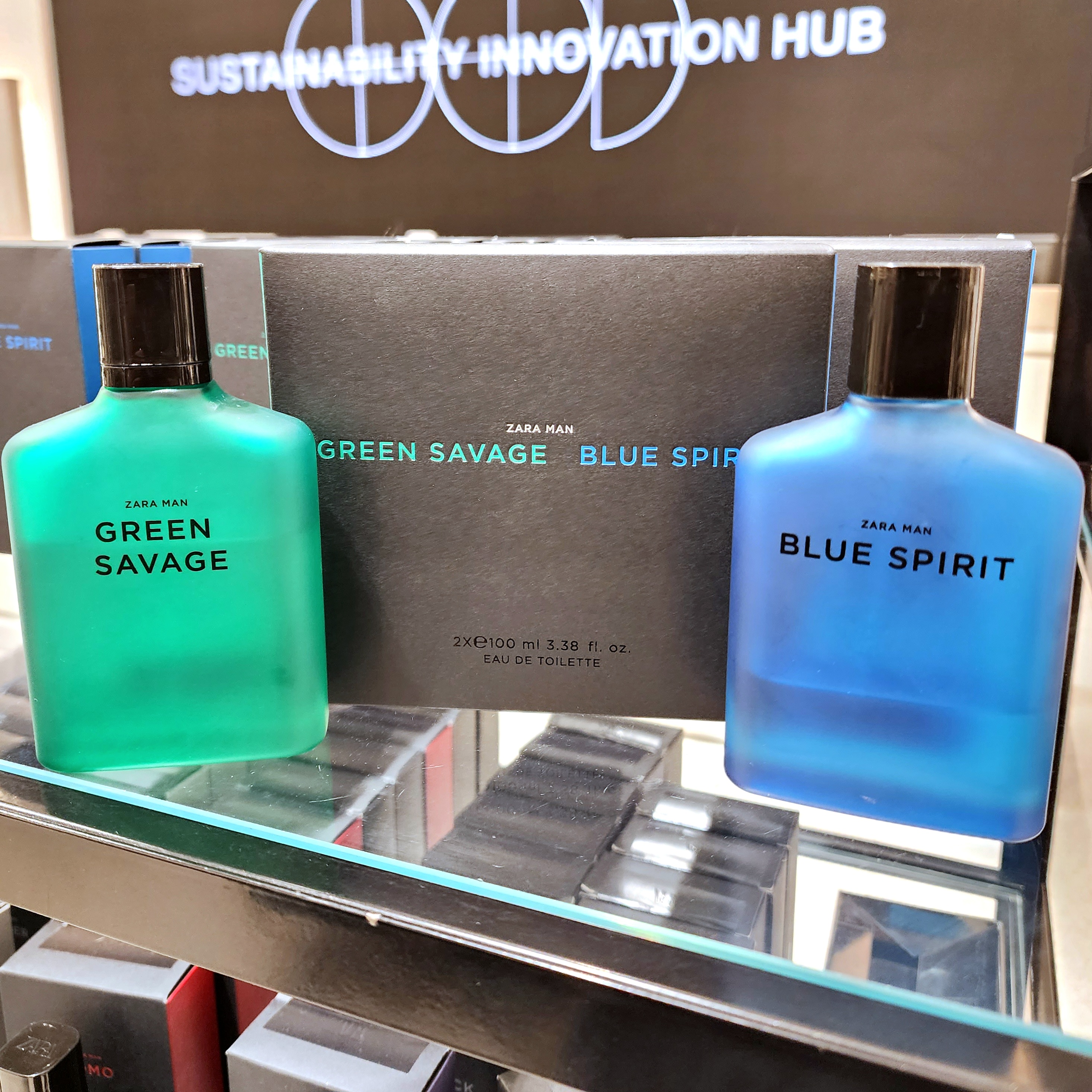 น้ำหอมซาร่า Zara Green Savage & Blue Spirit 2x100 ml แพคคู่ สุดคุ้ม แท้ ...