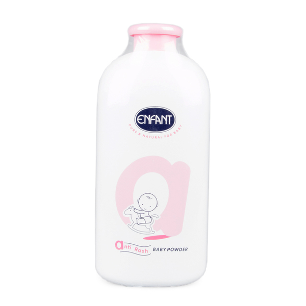 (แพ็คคู่)Enfant Baby Powder - Anti Rash แป้งเด็กอองฟองต์ สูตรป้องกันผด ...