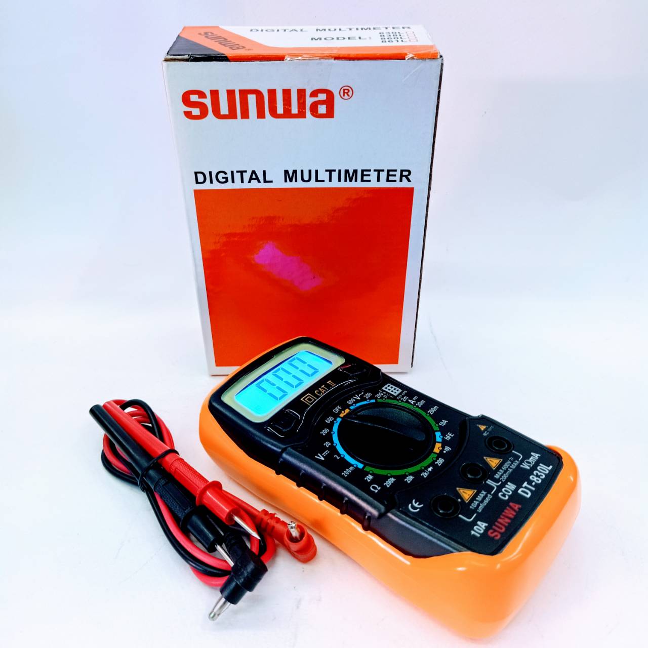 Sunwa DT-830L จอ LED Digital Multimeter มัลติมิเตอร์ดิจิตอล มิเตอร์วัด ...