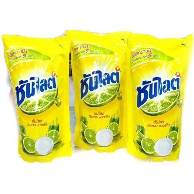 น้ำยาล้างจาน ซันไลต์ พลัส เพียว ถุงเติม 500 มล. (x6) Sunlight Plus Pure ...