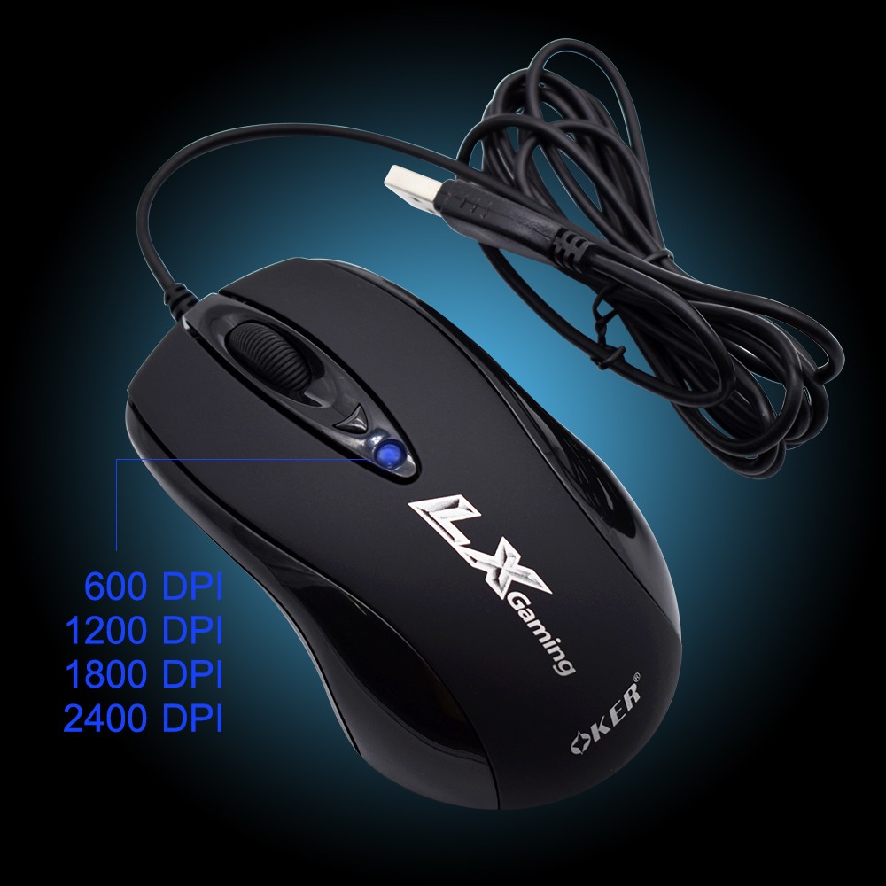 เมาส์เกมมิ่งส์ เมาส์ราคาถูก Oker LX-305 Gaming-Grade Optical Usb Mouse รับประกัน 6 เดือน ...