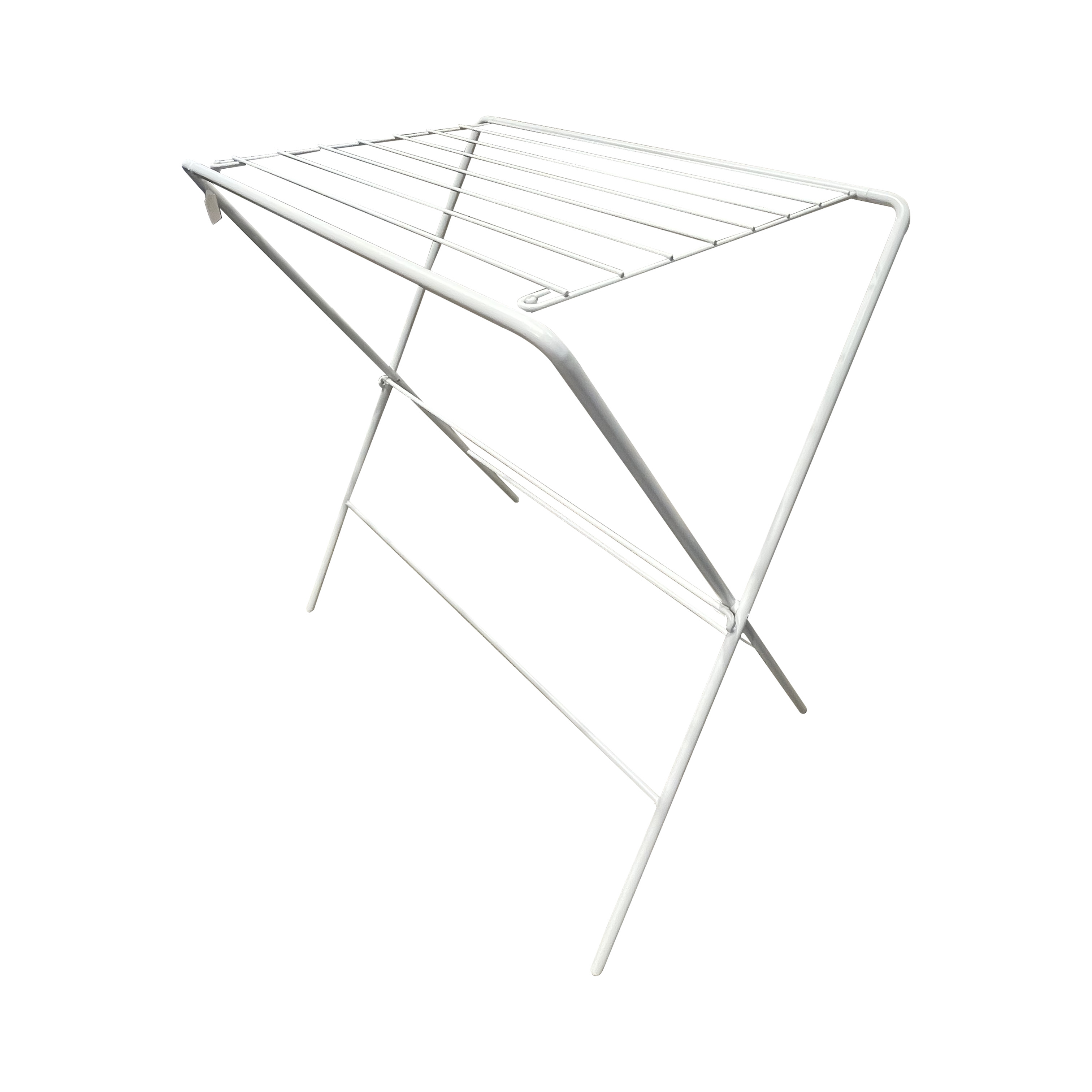 มูจิ ราวตากผ้าเหล็กพับได้ - MUJI Steel Drying Rack (W87.5 x D52.5 x H90 ...