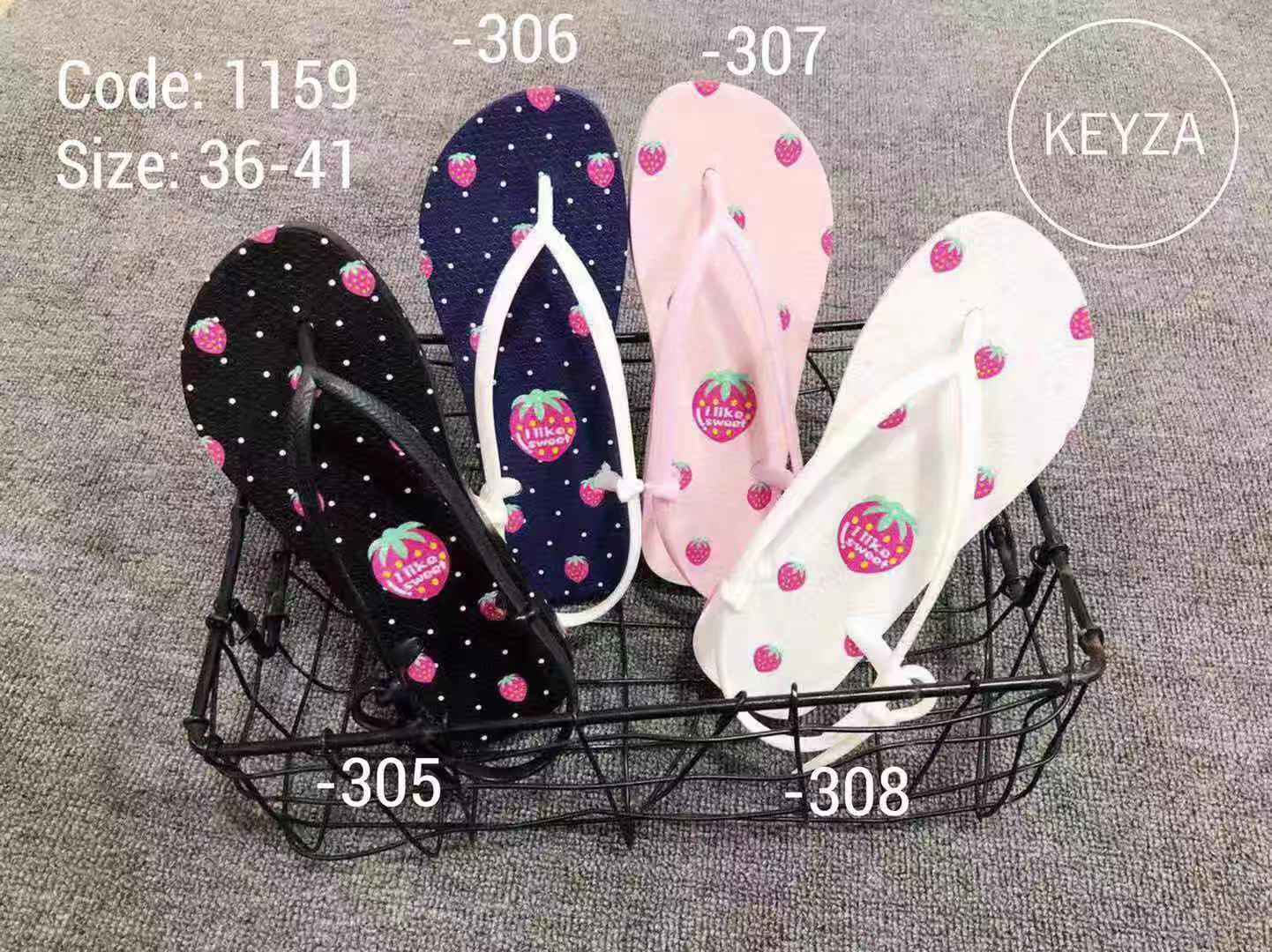 Code 1159 สตอเบอรี่ รองเท้ารัดส้นสไตล์เกาหลี 36-40 พร้อมส่ง - Chuvee ...