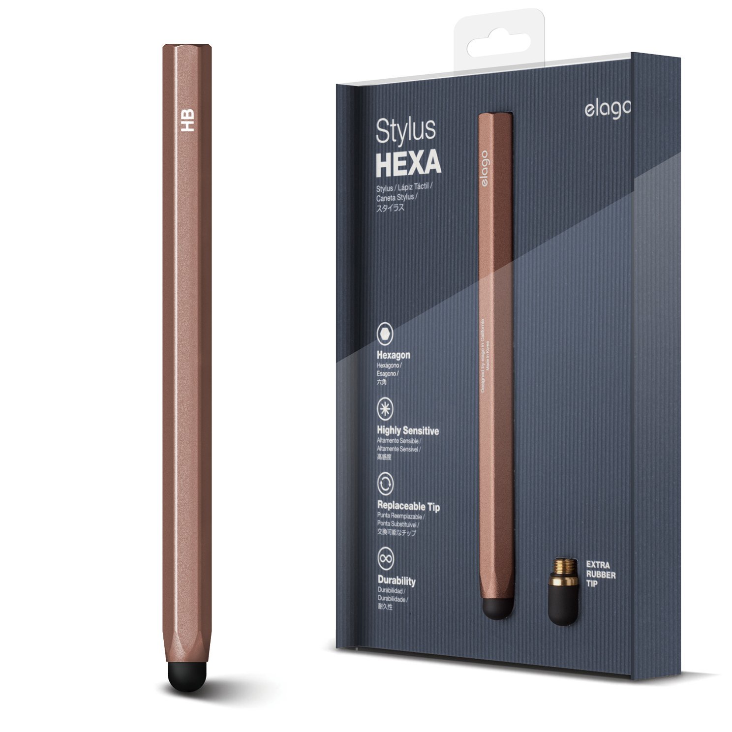elago Stylus Hexa for iPhone, iPad and iPod iTouch,Galaxy Tab ปากกา ...