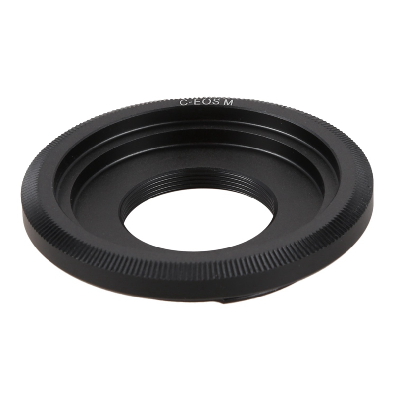 Black C-Mount Cine Movie lens For Canon EOS M M2 M3 Camera Lens Adapter ...