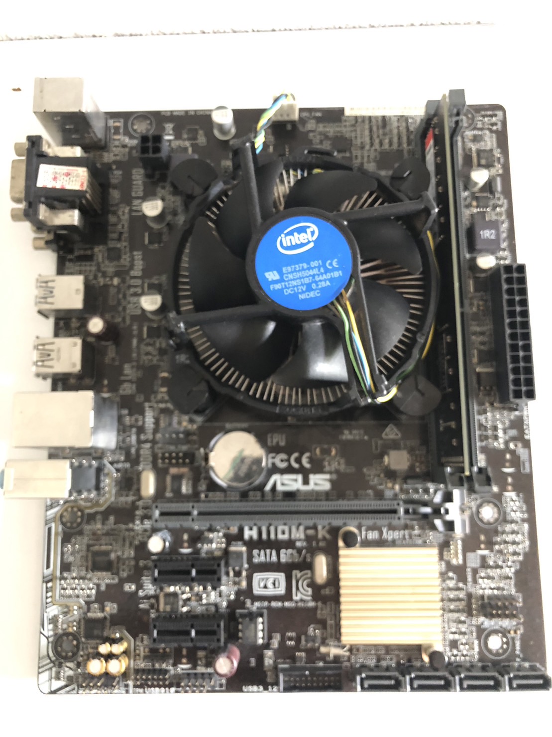 CPU+MB เจน6 DDR4 CPU Core I5 6500 + MB H110M-K MB Socket 1151 DDR4 ...