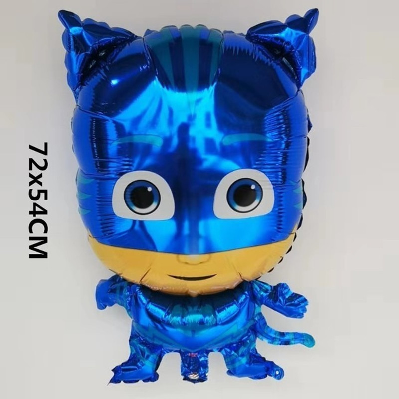 18pcsset Balloons Owlette Catboy Gecko 32inch Number Foil Balloon Happy ...
