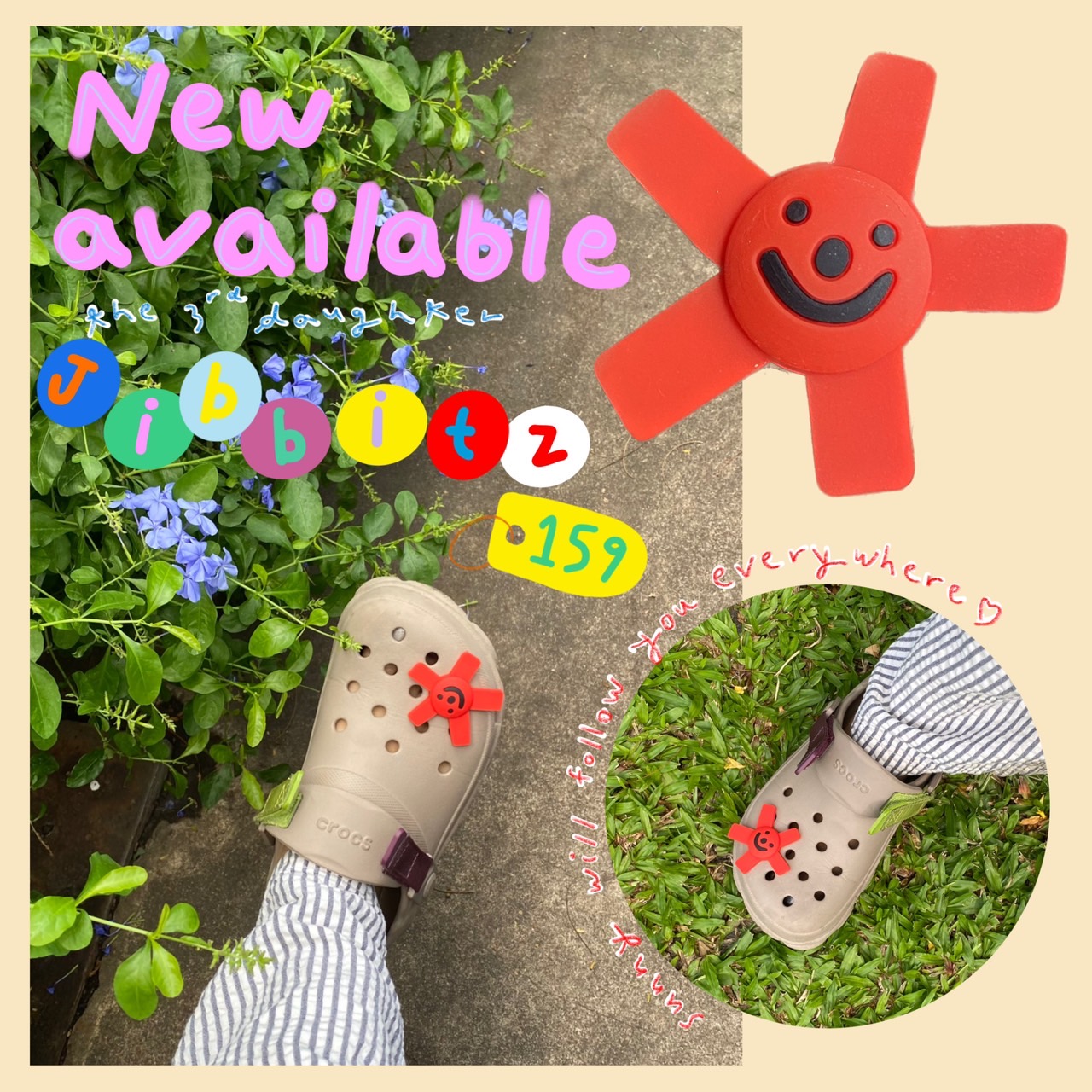 ตัวติดรองเท้า Sunny Jibbitz | Lazada.co.th