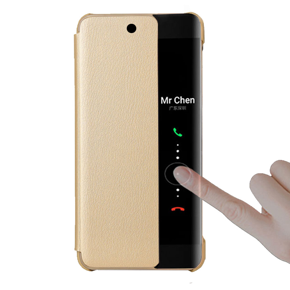 Original Smart View Case For Huawei P10 Plus P10- Auto Sleep Wake Up Flip Cover Phone Case For ...