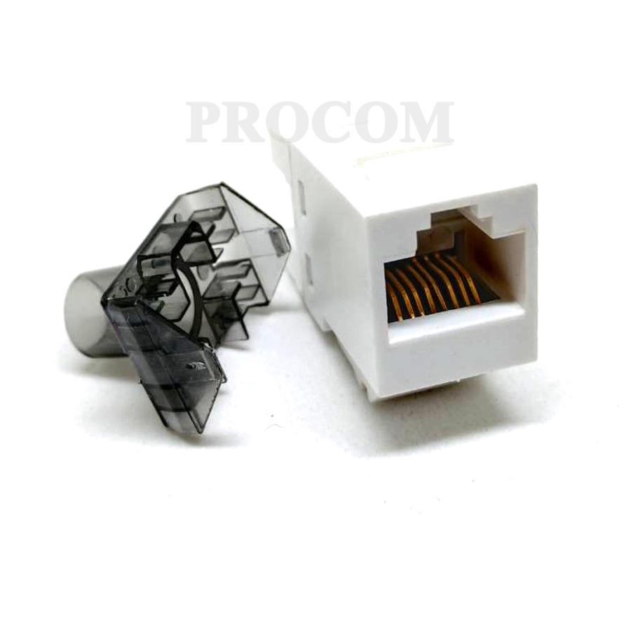 10PCs CAT6 RJ45 Modular Jack (Unshield) หัวแลนตัวเมีย เต้ารับหัวแลนตัว ...