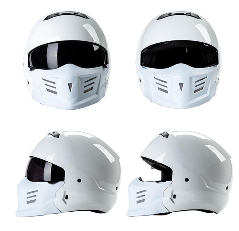 Lightweight Motorcycle Helmet Fashion Warrior Design Racing Motorbike ...