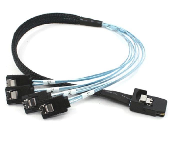 Mojojojoe สายสัญญาน แปลง Mini SAS to 4 SATA Splitter Cable - Hands-ON ...