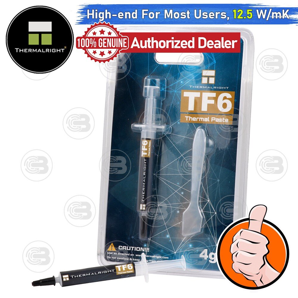 ซิลิโคน Thermalright TF6 Thermal Compound 4g./12.5 W/m.k ...